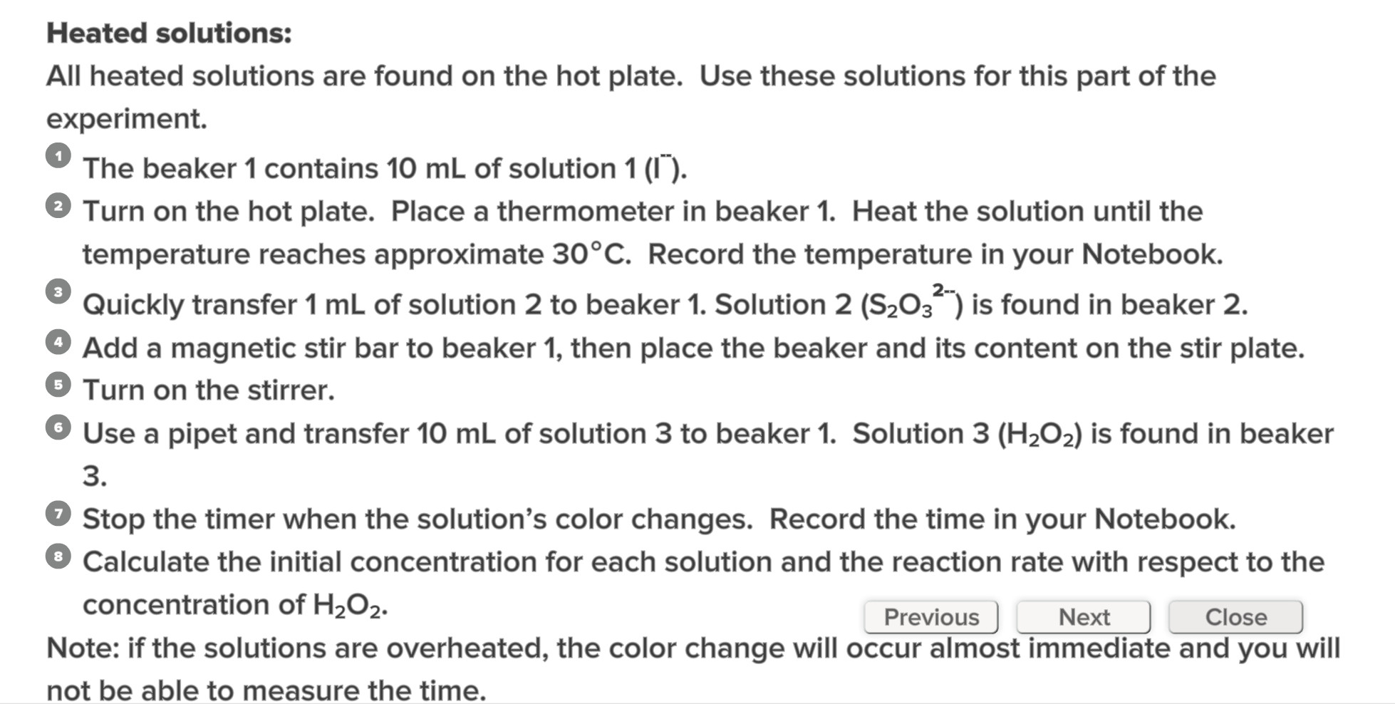 Solved Calculate The Initial Concentration For Each Solution