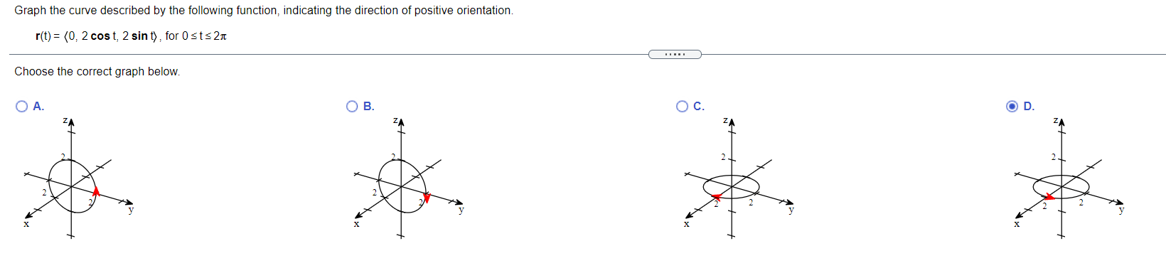 Solved Graph the curve described by the following function, | Chegg.com