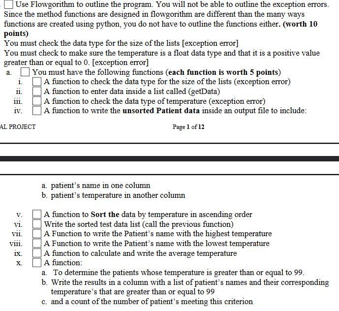 Using the software Flowgorithm to outline the code | Chegg.com