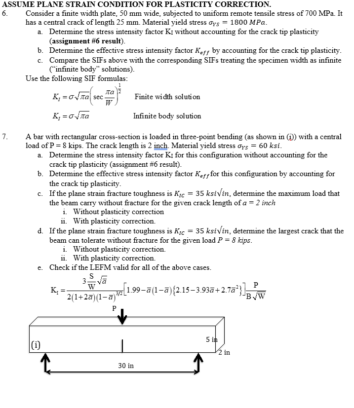 Solved SSUME PLANE STRAIN CONDITION FOR PLASTICITY | Chegg.com