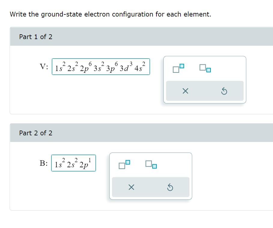 Solved Write the ground-state electron configuration for | Chegg.com