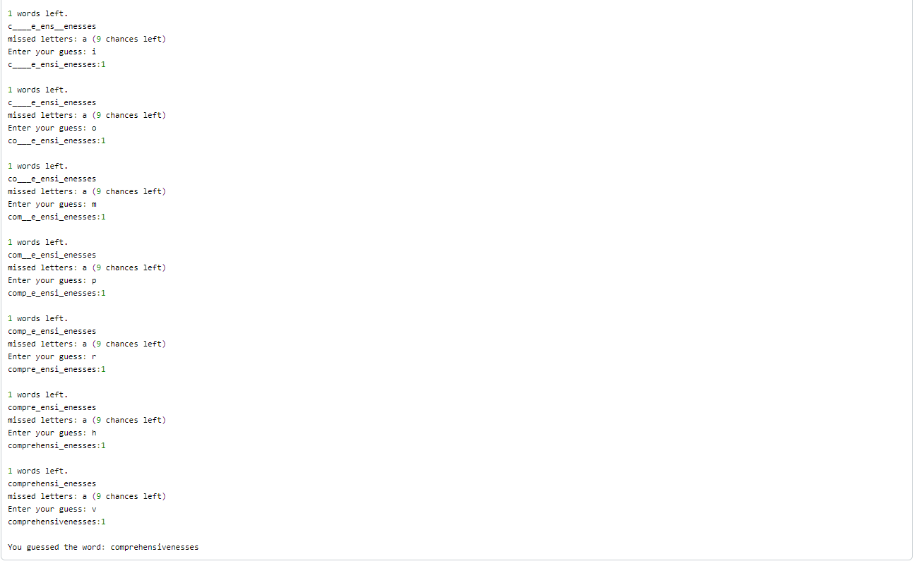 Solved In This Exercise You Will Implement The Hangman Game 