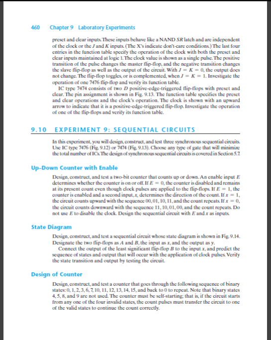 ECE 260 Digital Logic & Computer Design Experiment 9: | Chegg.com