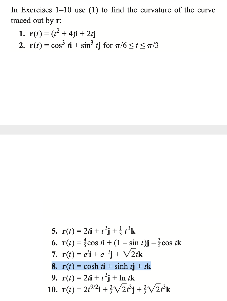 Solved In Exercises 16 find a smooth parametrization of the | Chegg.com