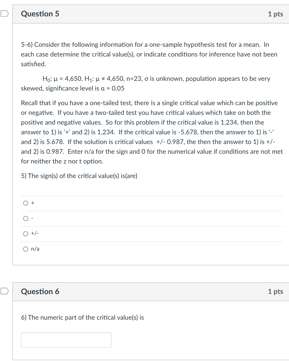 Solved 5-6) Consider the following information for a | Chegg.com