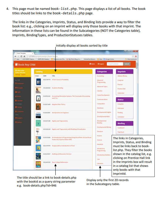 Solved Mandatory Functional Tasks This assignment consists | Chegg.com