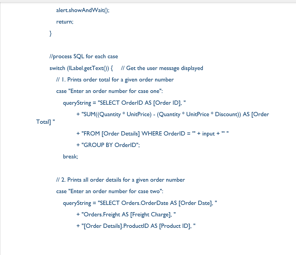 Solved // Style I Idea (GUI Design) II Northwind Database | Chegg.com