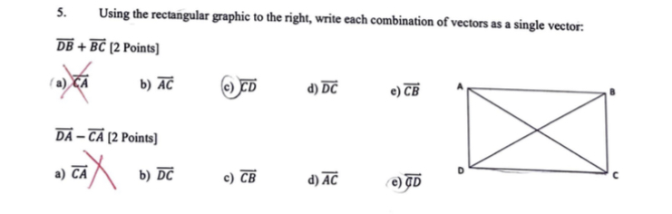 Solved Using the rectangular graphic to the right, write | Chegg.com