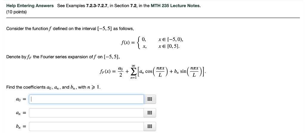 Solved Help Entering Answers See Examples 7.2.3-7.2.7, in | Chegg.com