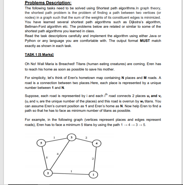 Solved Please Solve task 1 in Python programming | Chegg.com