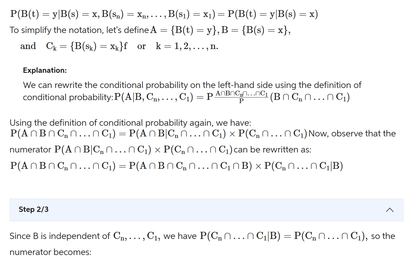 Solved Hello, i want to ask exercise 8.4.3 on durrett's | Chegg.com