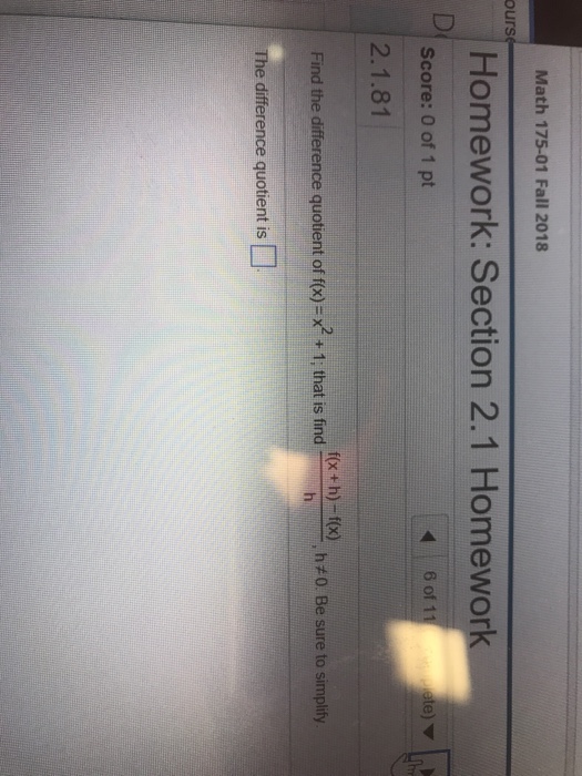 Solved Homework: Section 2.1 Homework Score: 0.38 of 1 pt 11 | Chegg.com Solved Homework: Section 2.1 Homework Score: 0.38 of 1 pt 11 | Chegg.com
