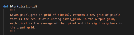 Problem 4: Implement the Blurring Algorithm For this | Chegg.com