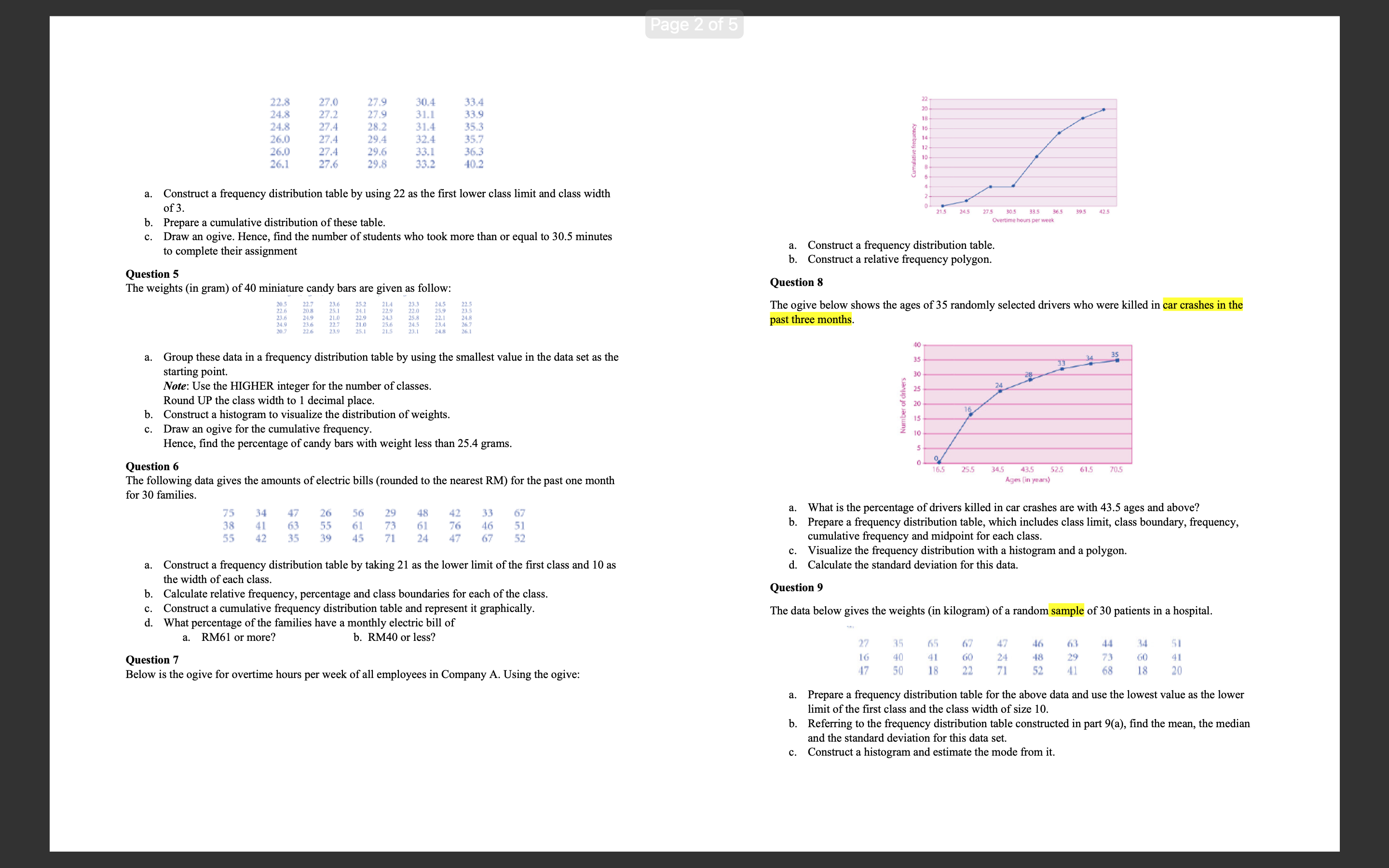 Solved Question 1 Identify each of the following variables | Chegg.com