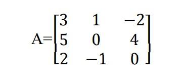 Solved a) find the transposed matrix; b) determine its | Chegg.com