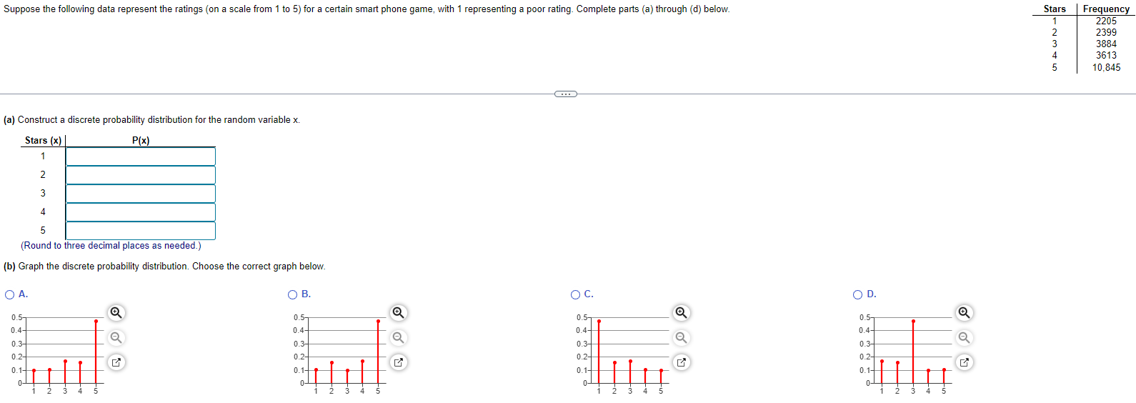 Solved (a) Construct a discrete probability distribution for | Chegg.com Solved (a) Construct a discrete probability distribution for | Chegg.com