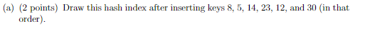Solved (4 points) Let's examine extendible hash indexes. | Chegg.com