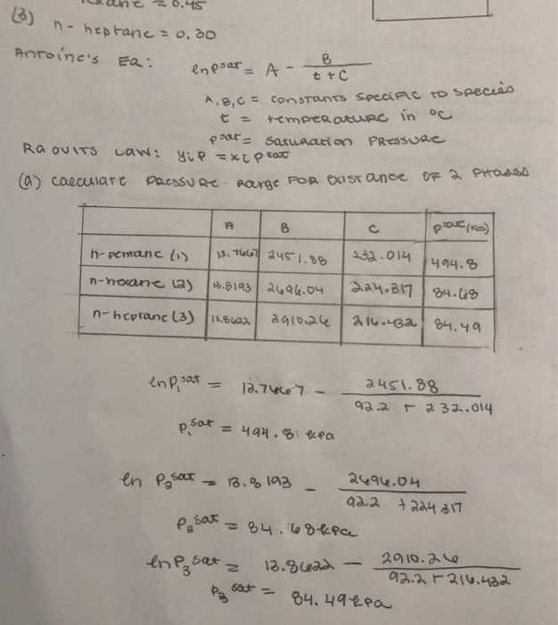 Solved The overall system of 1 mole mixture of | Chegg.com