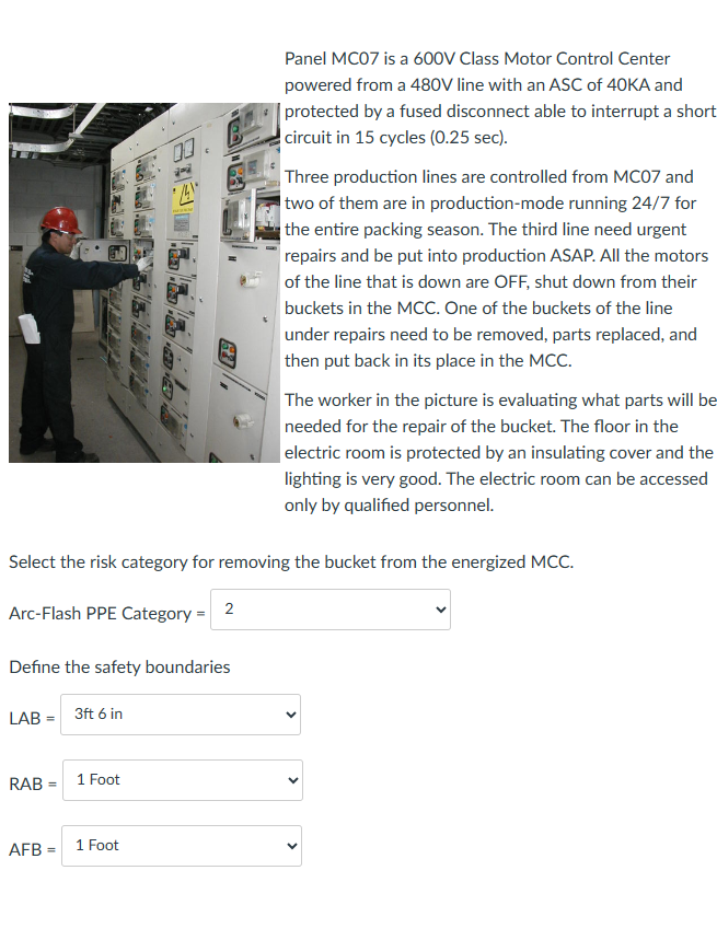 Solved Panel MC07 is a 600 V Class Motor Control Center | Chegg.com
