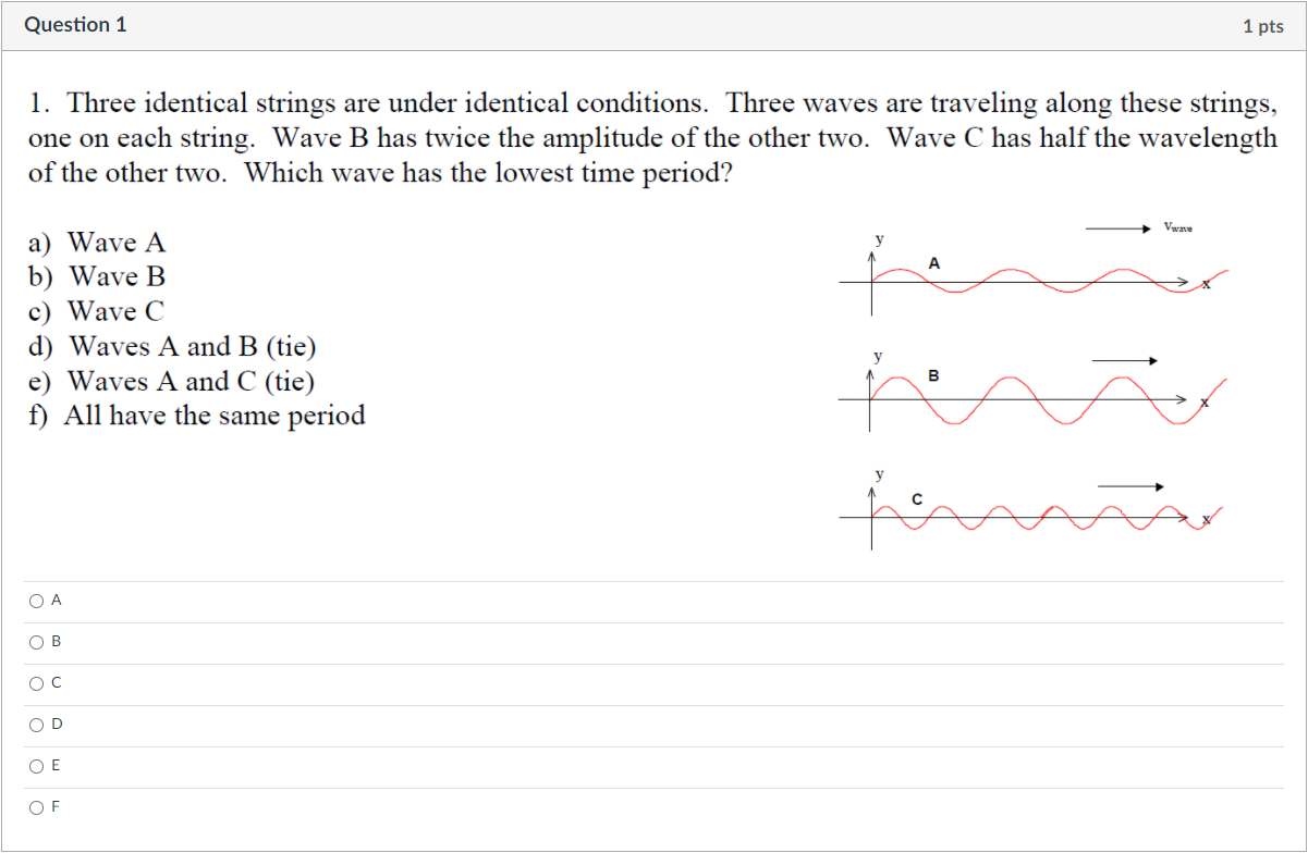 Solved Question 1 1 pts 1. Three identical strings are under | Chegg.com