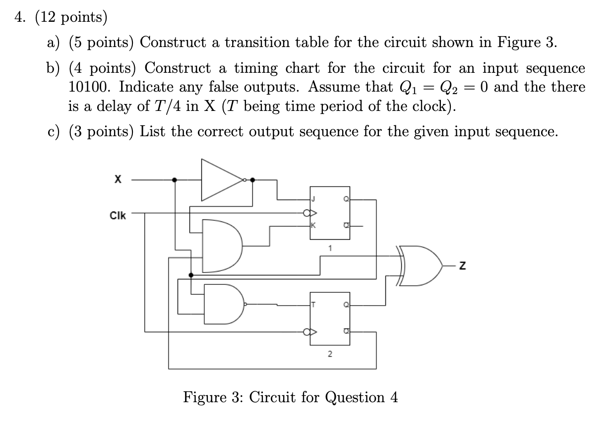 Solved 4. (12 points) a) (5 points) Construct a transition | Chegg.com