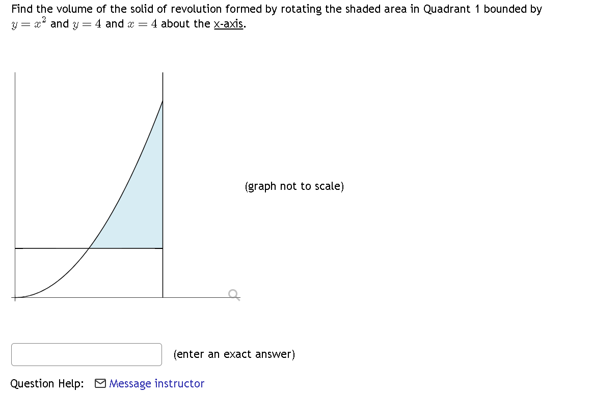 Solved Find the volume of the solid of revolution formed by | Chegg.com