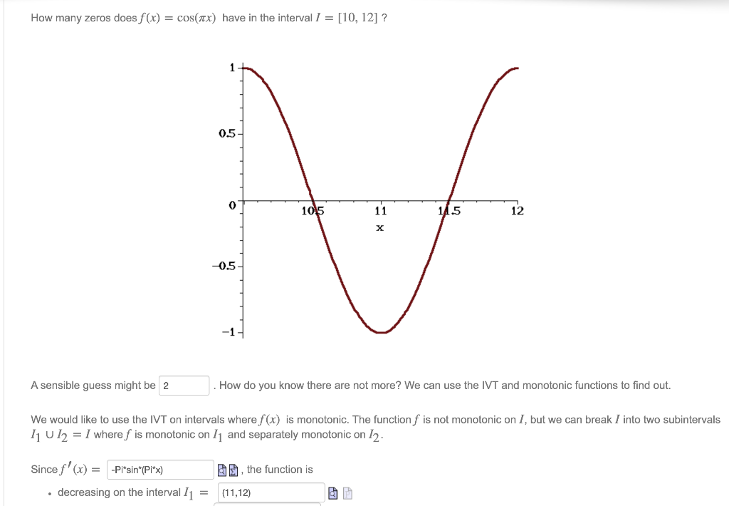 Solved How many zeros does f(x) = cos(ix) have in the | Chegg.com