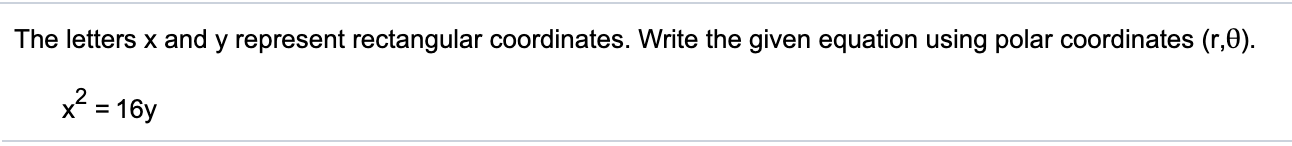 Solved The letters x and y represent rectangular | Chegg.com