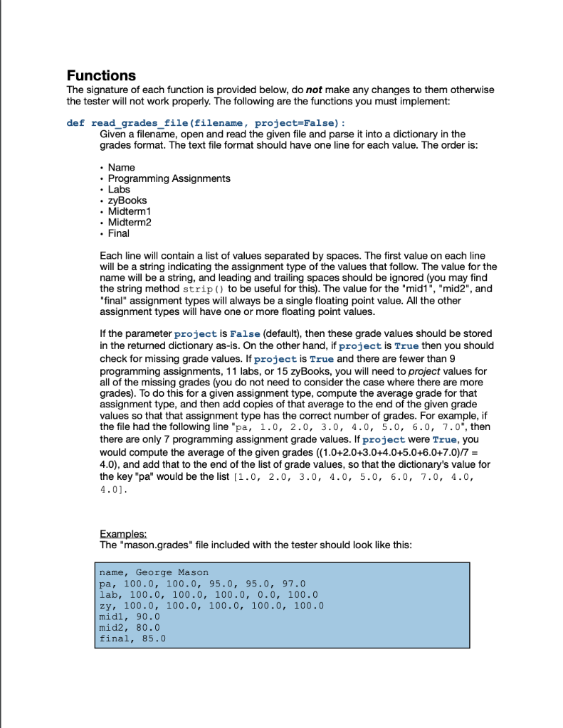 - CS 112 - Spring 2022 - Programming Assignment 8 | Chegg.com