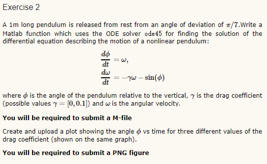 Matlab Functions Inside for Loops: Plots Tedious, | Chegg.com