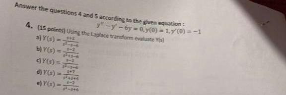 Solved Answer the questions 4 and 5 according to the given | Chegg.com