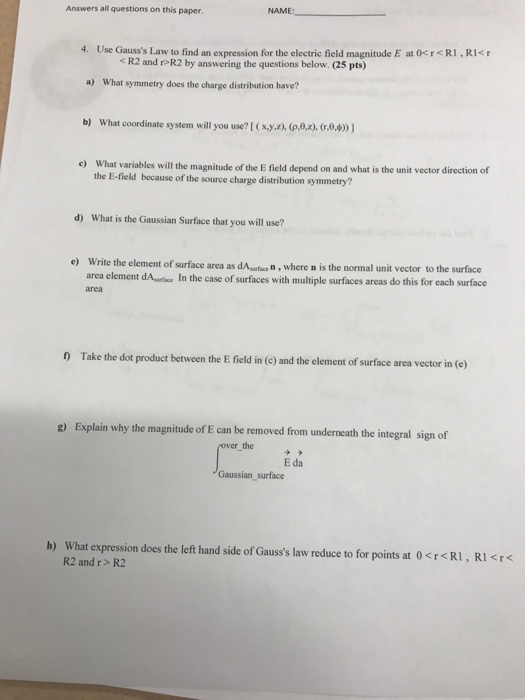 Solved A hollow spherical conducting shell (in electrostatic | Chegg.com