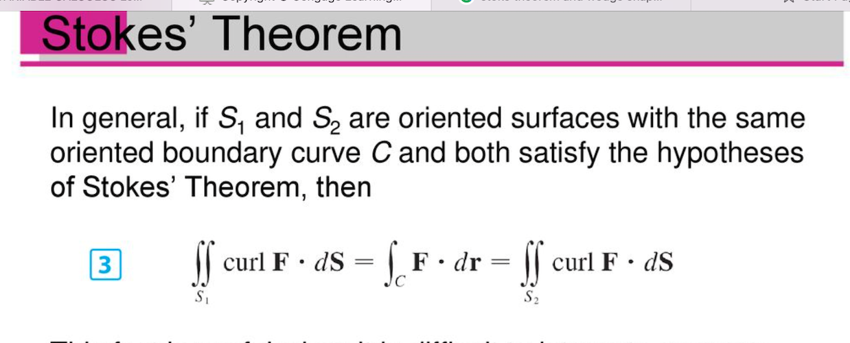 Solved Calculus 3. Stokes theorem. Find the flux of F