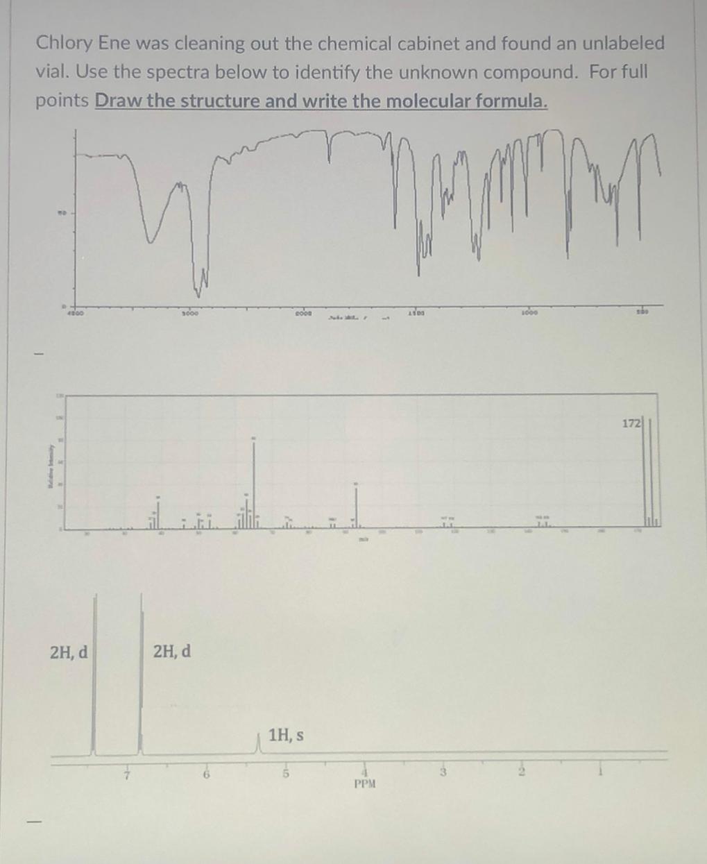 Solved Chlory Ene was cleaning out the chemical cabinet and | Chegg.com