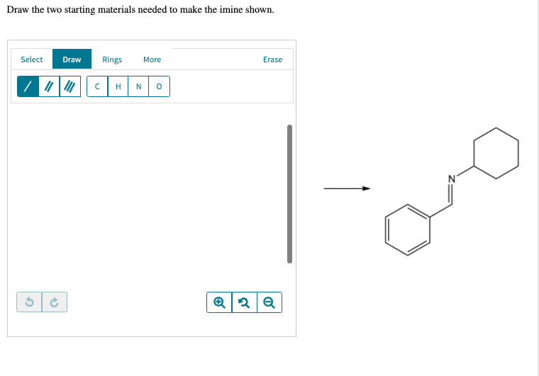 Solved Draw the two starting materials needed to make the | Chegg.com