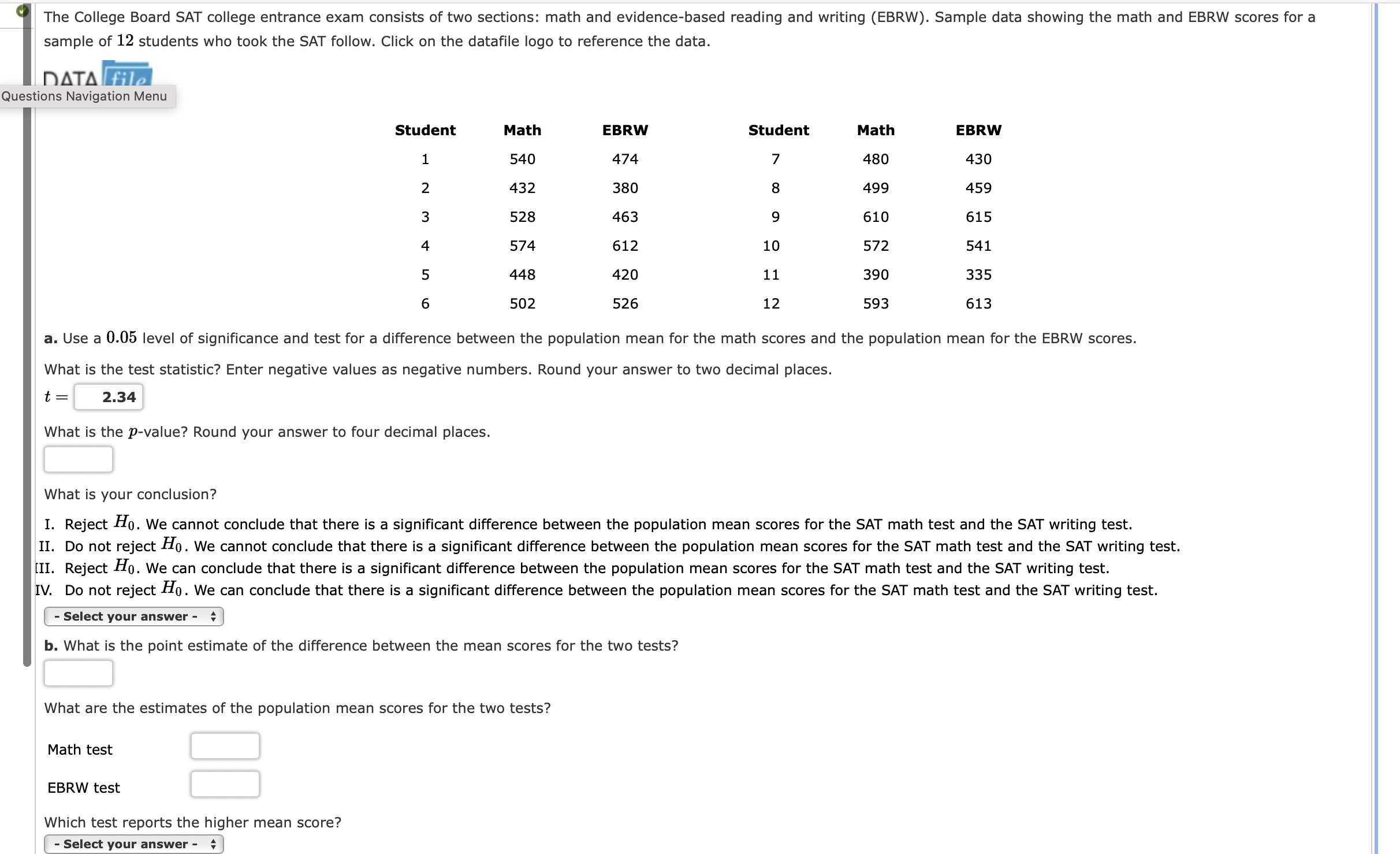 Solved Home Insert Draw Page Layout Formulas Data Review | Chegg.com