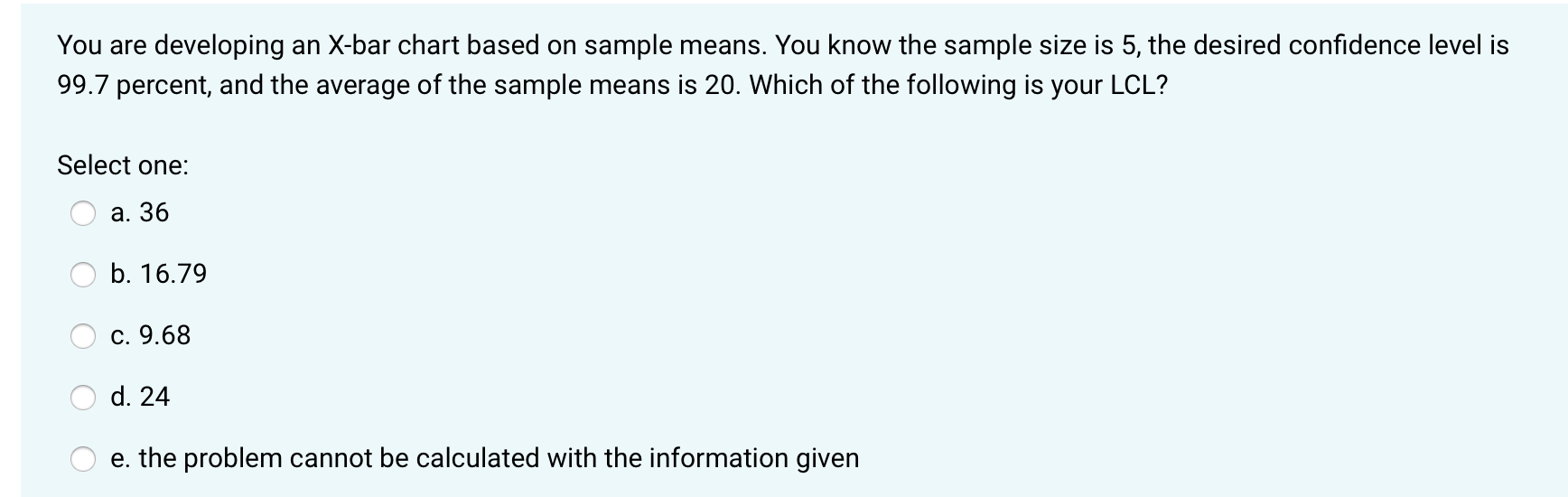 Solved You are developing an X-bar chart based on sample | Chegg.com
