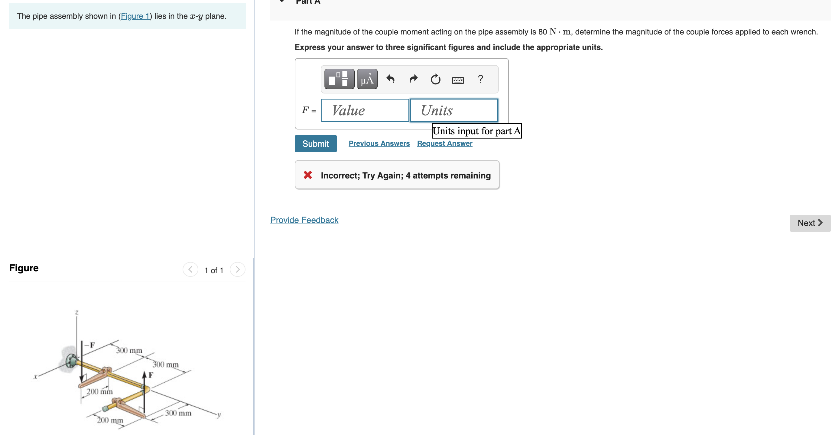 Solved The pipe assembly shown in (Figure 1) ﻿lies in the | Chegg.com