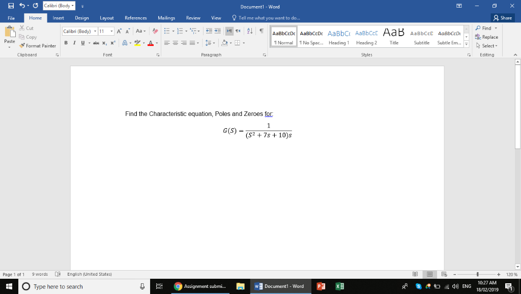 Solved Documentl-Word Calibri (Body Share Insert Design | Chegg.com