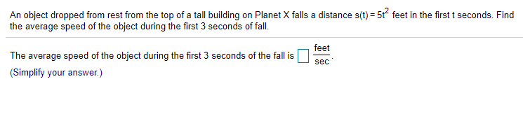 Solved An object dropped from rest from the top of a tall | Chegg.com