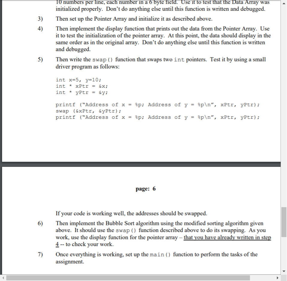 Sometimes we’re given an array of data that we need | Chegg.com