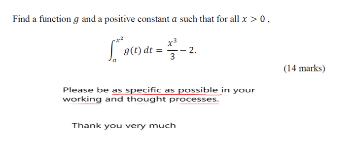 Solved Find a function g and a positive constant a such that | Chegg.com
