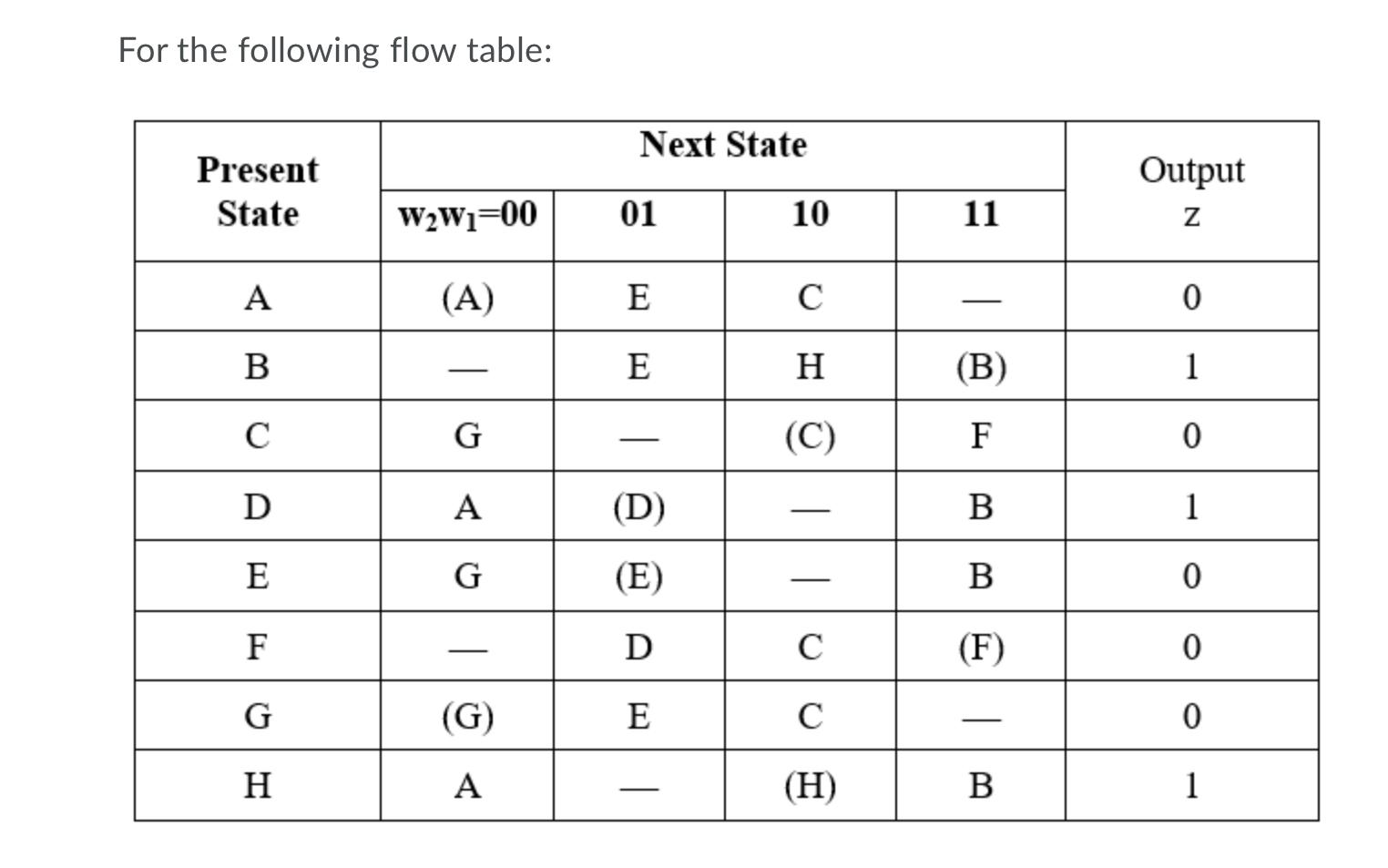 Solved Show the reduced table using the partitioning | Chegg.com