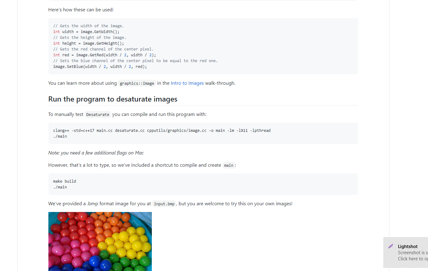 Desaturate an Image In this lab you will desaturate | Chegg.com
