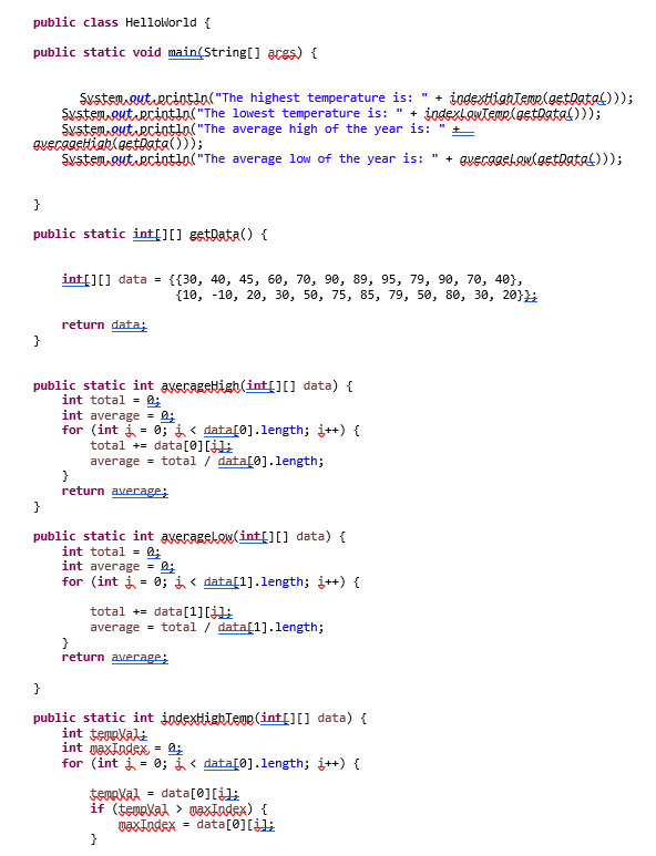 Solved I want to print the array index number of the | Chegg.com