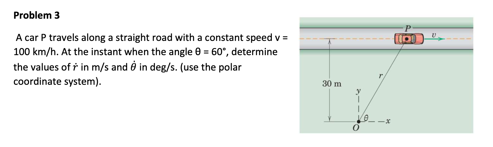 Solved A car travels along a straight road with a constant | Chegg.com