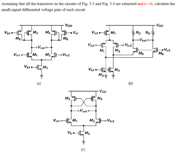 Solved Assuming that all the transistors in the circuits of | Chegg.com