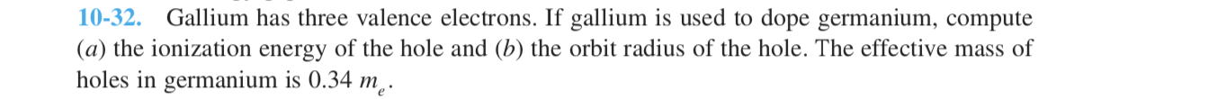 10-32. Gallium has three valence electrons. If | Chegg.com