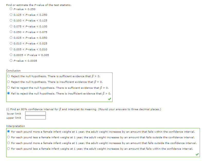 Solved (c) Find the sample correlation coefficient r and the | Chegg.com