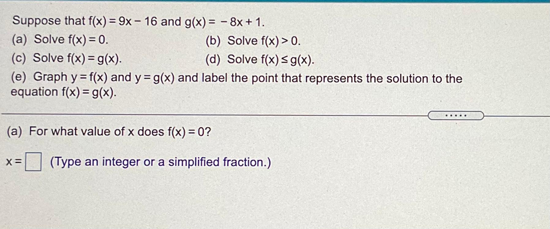Solved This is a Algebra math question. If you can please | Chegg.com